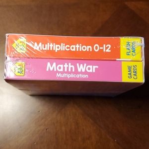 School Zone | Other | Math Flashcards Grade 345 4 Pack | Poshmark